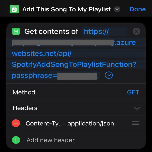 Add song to spotfy playlist